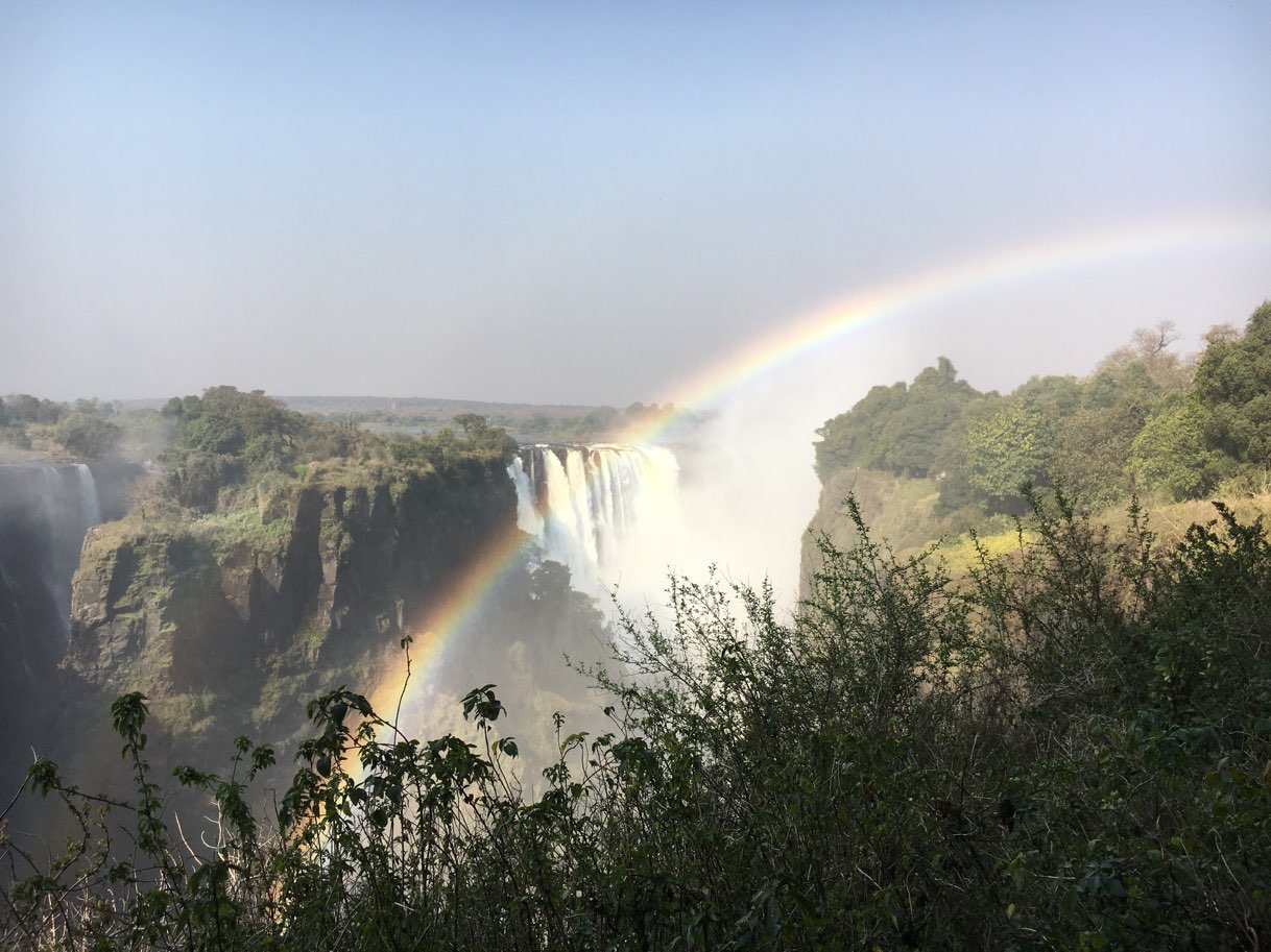 Rainbow at Victoria Falls | Aguaplano